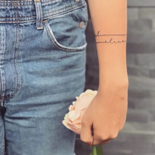 Tatouage Bracelet Femme Avec Prenom