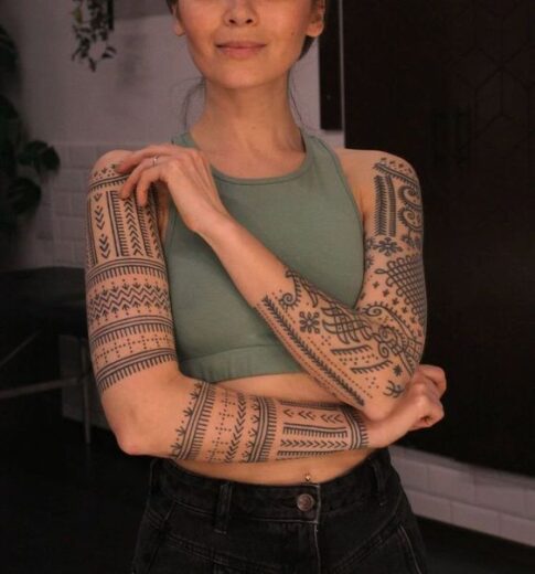 Tatouage Geometrique Manchette