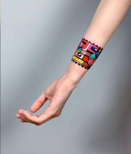 Tatouage Geometrique Manchette