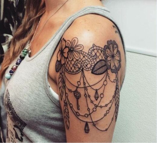Tatouage Dentelle Femmenull