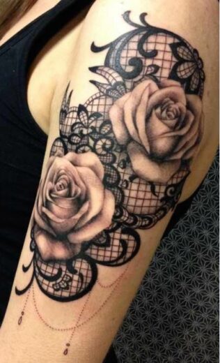 Tatouage Dentelle Femmenull
