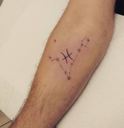 Constellation Poisson Tatouage