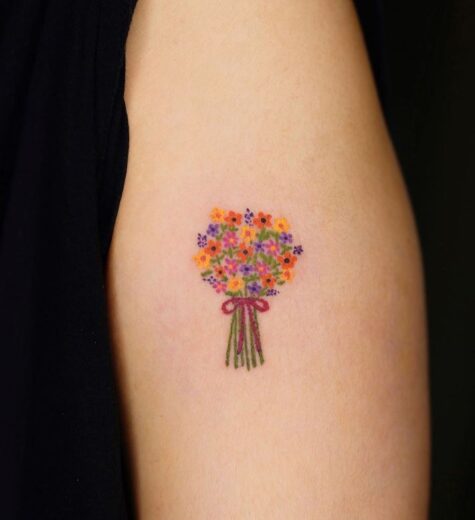 Sitemapcdatahttpscookniqoocomtatouage Bouquet De Fleur Minimaliste