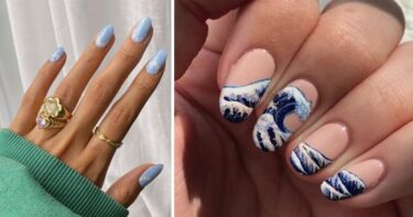 Nail art bleu : 50 photos et inspirations pour vos ongles | 2025