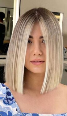 Carre Droit Blond