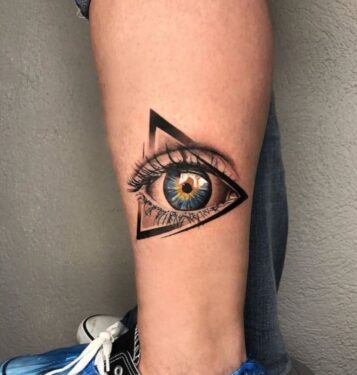 Tatouage Oeil Graphique