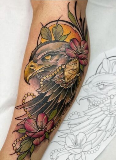 Tatouage aigle : 70 idées et photos de tattoo (2026)