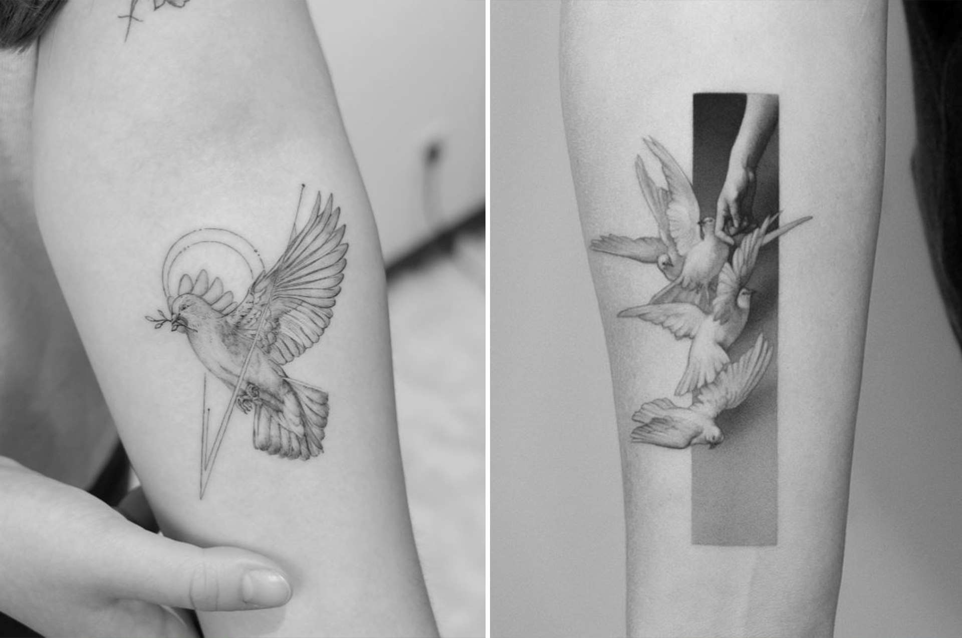Tatouage colombe : 50 photos pour l'adopter