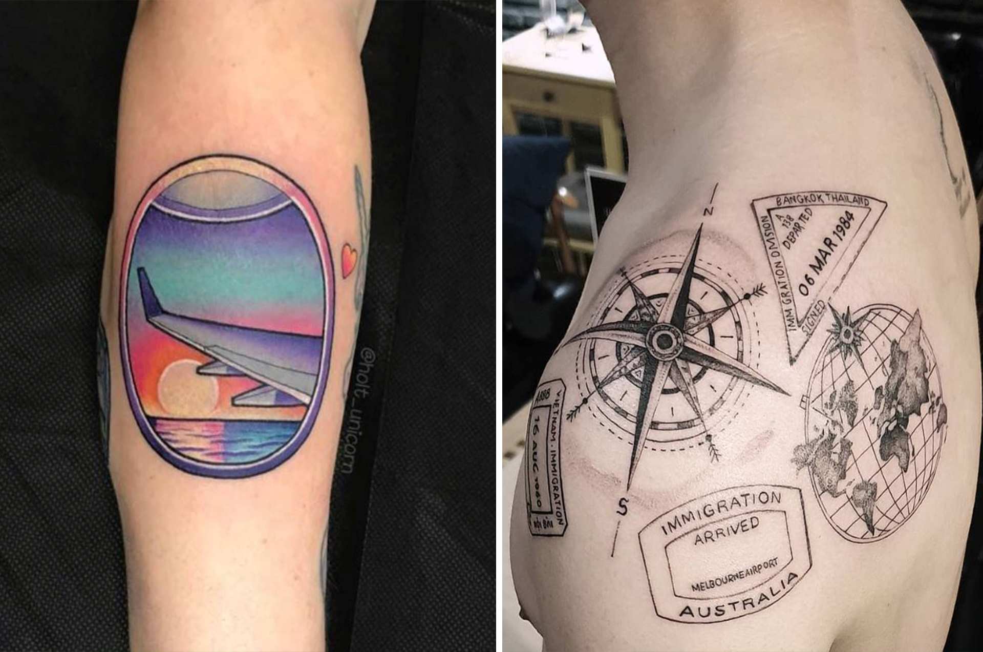 Tatouage voyage : 50 idées et inspirations en photo | 2026