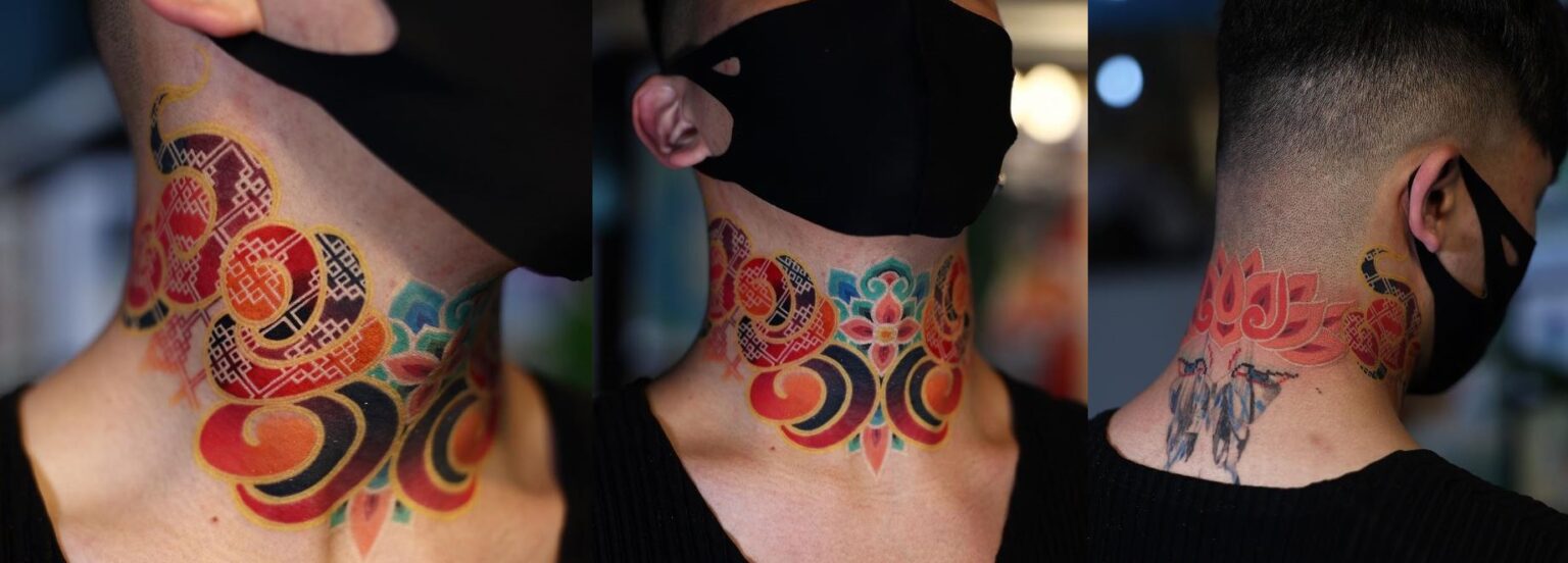 Tatouage cou homme : 50 idées pour s'inspirer et être