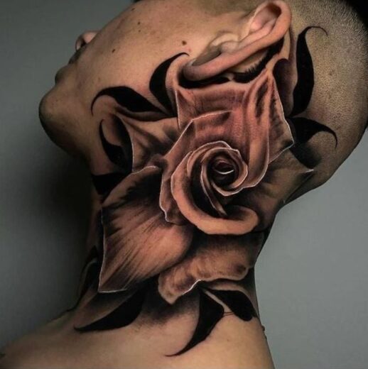 Tatouage sur le cou : 100 idées de tattoo pour homme (2025)