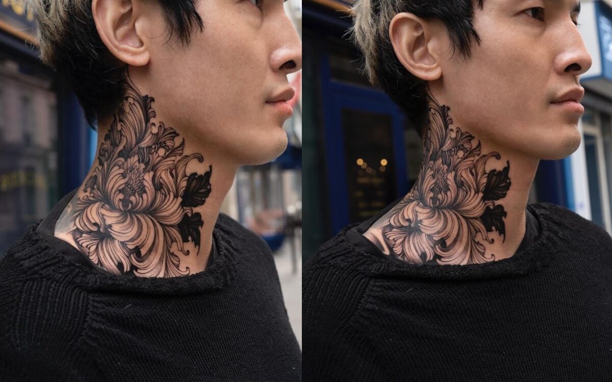 Tatouage sur le cou : 100 idées de tattoo pour homme (2024)