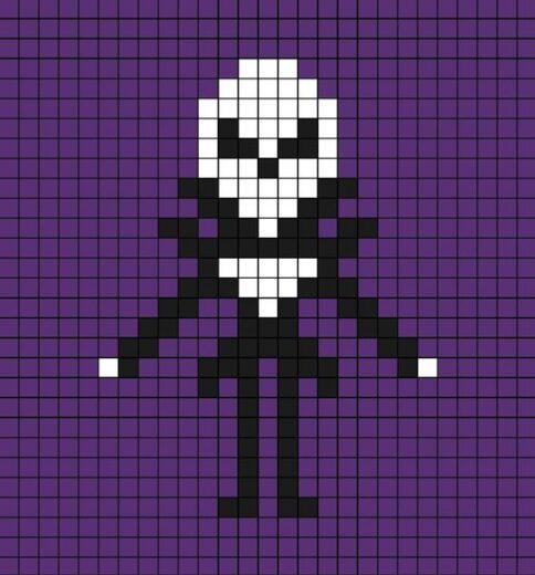 Pixel art Halloween : sélection des 50 plus beaux modèles à réaliser ...